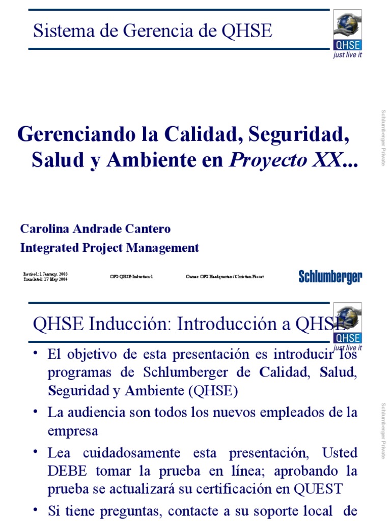 QHSE MS For Clients | PDF | Planificación | Business