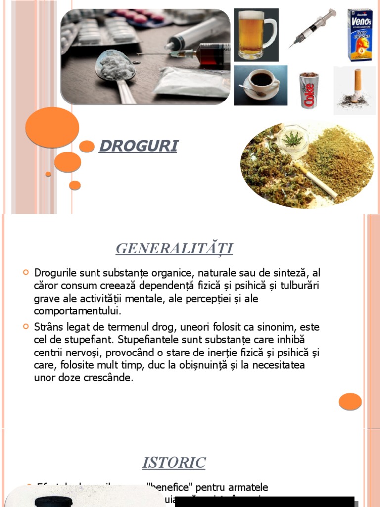 Proiect Droguri Chimie | PDF