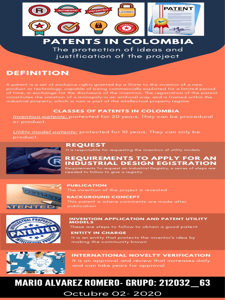 Infographic - PATENTS - Mario Alvarez | PDF