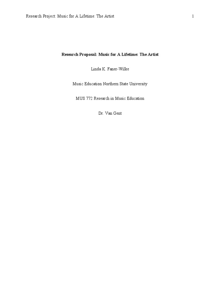 Final Research Project | PDF | Music Education | Curriculum