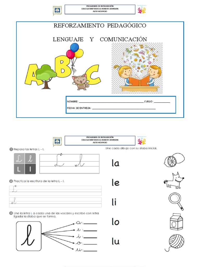 Reforzamiento Letras (L-M) | PDF