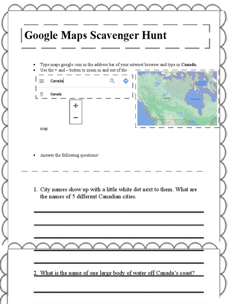 Canada Scavenger Hunt Dec | PDF