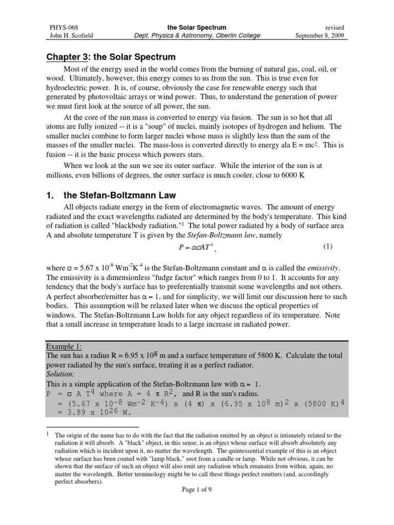 Ch-03 Sunlight PDF | Download Free PDF | Incandescent Light Bulb ...