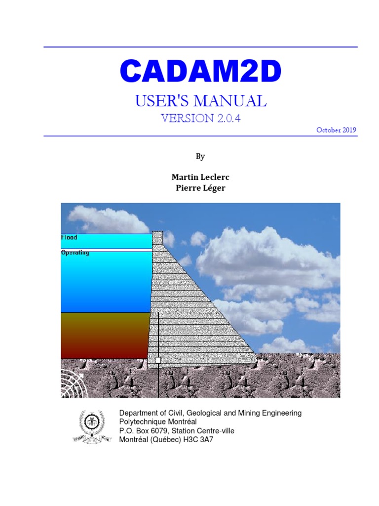 CADAM2D User Manual PDF | PDF | Stress (Mechanics) | Fracture