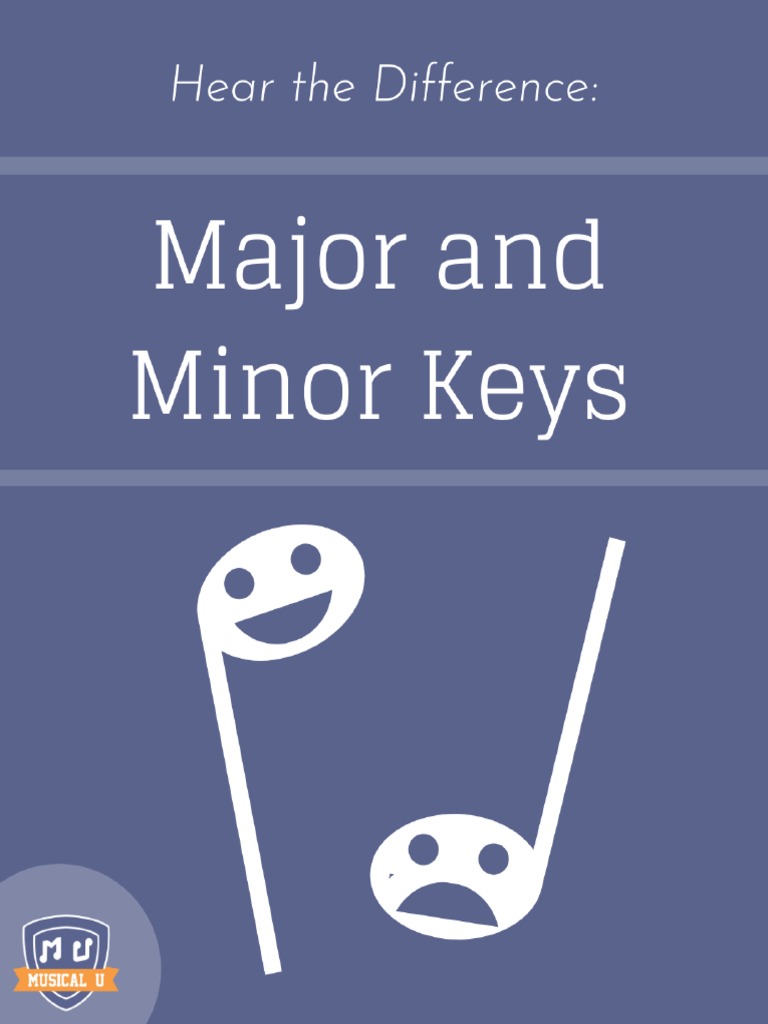 Hear The Difference Major and Minor Keys PDF | PDF | Scale (Music ...