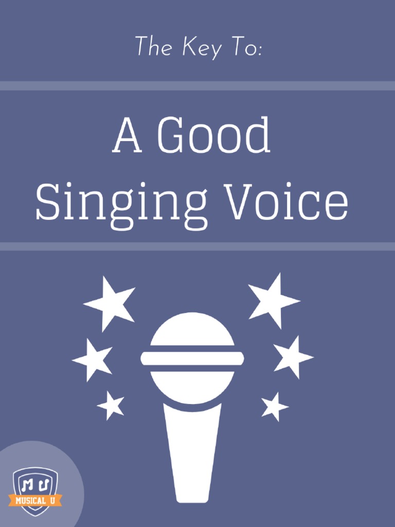 A Good Singing Voice Pdf Singing Human Voice