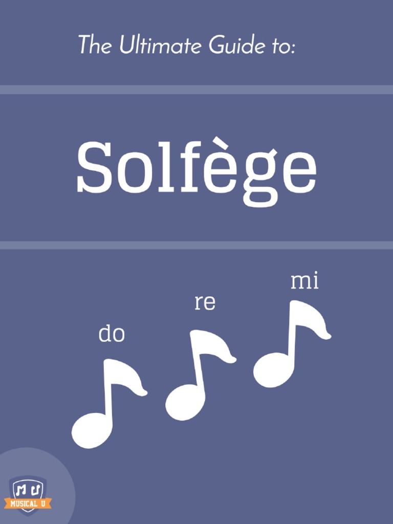 Solfege | PDF | Scale (Music) | Musicology
