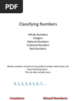 Identifying Rational and Irrational Numbers Activity Poster A4 | PDF