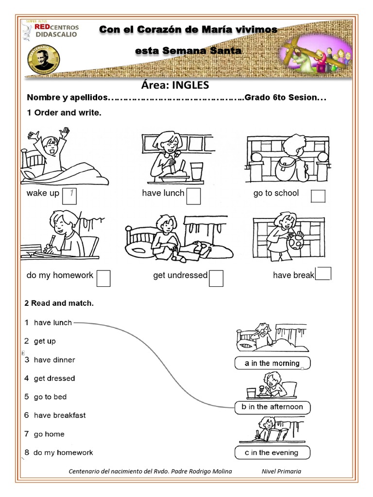 PRIMARIA 6to Grado Ingles | PDF