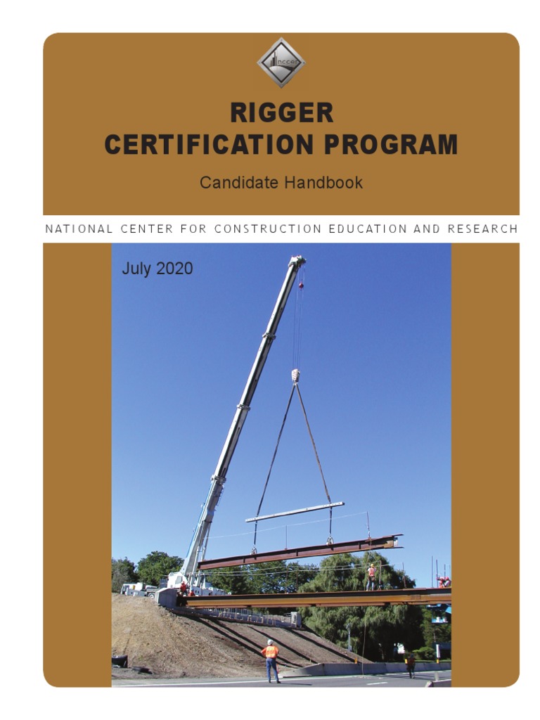 Rigger Candidate Handbook PDF | PDF | Certification | Professional ...