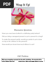 Surface Area in Gift Wrapping | PDF