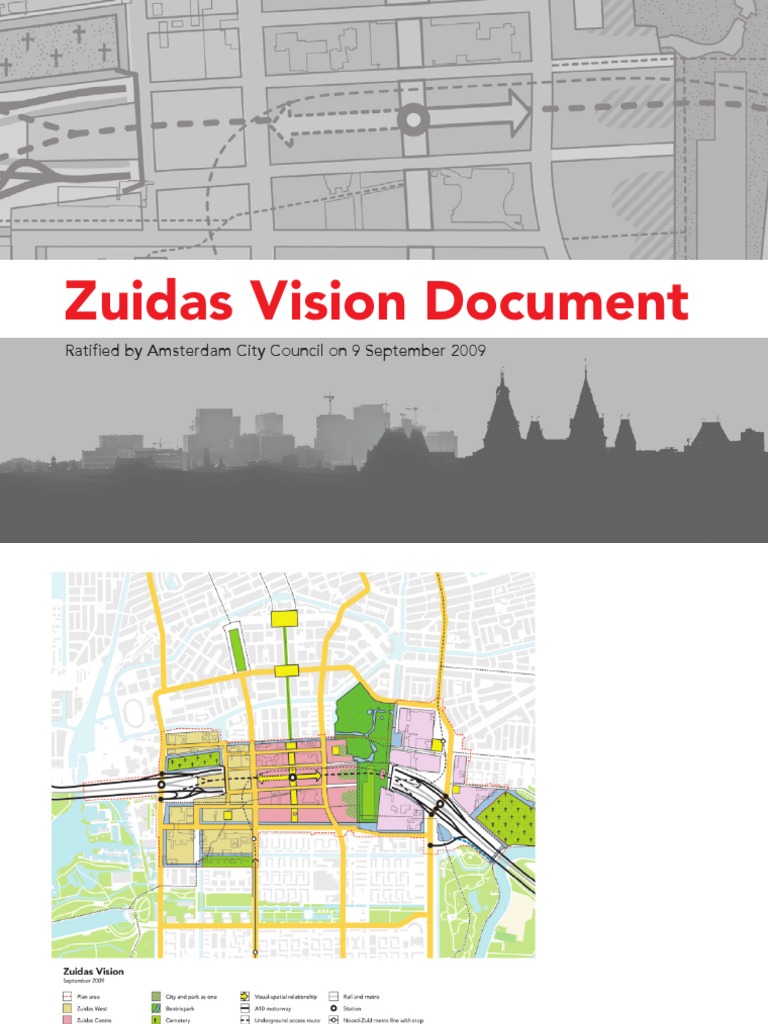 Zuidas Development Vision Overview | PDF | Amsterdam | Sustainability