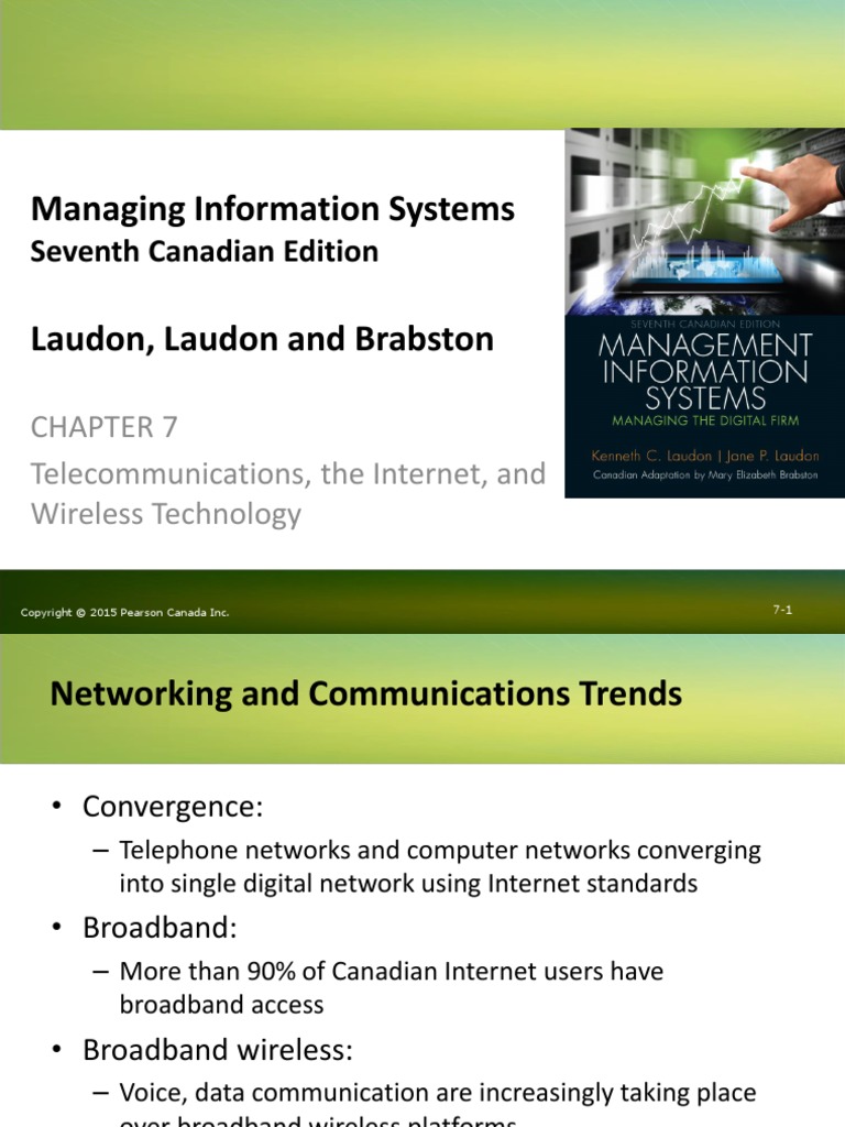 Managing Information Systems: Seventh Canadian Edition | PDF | Packet ...