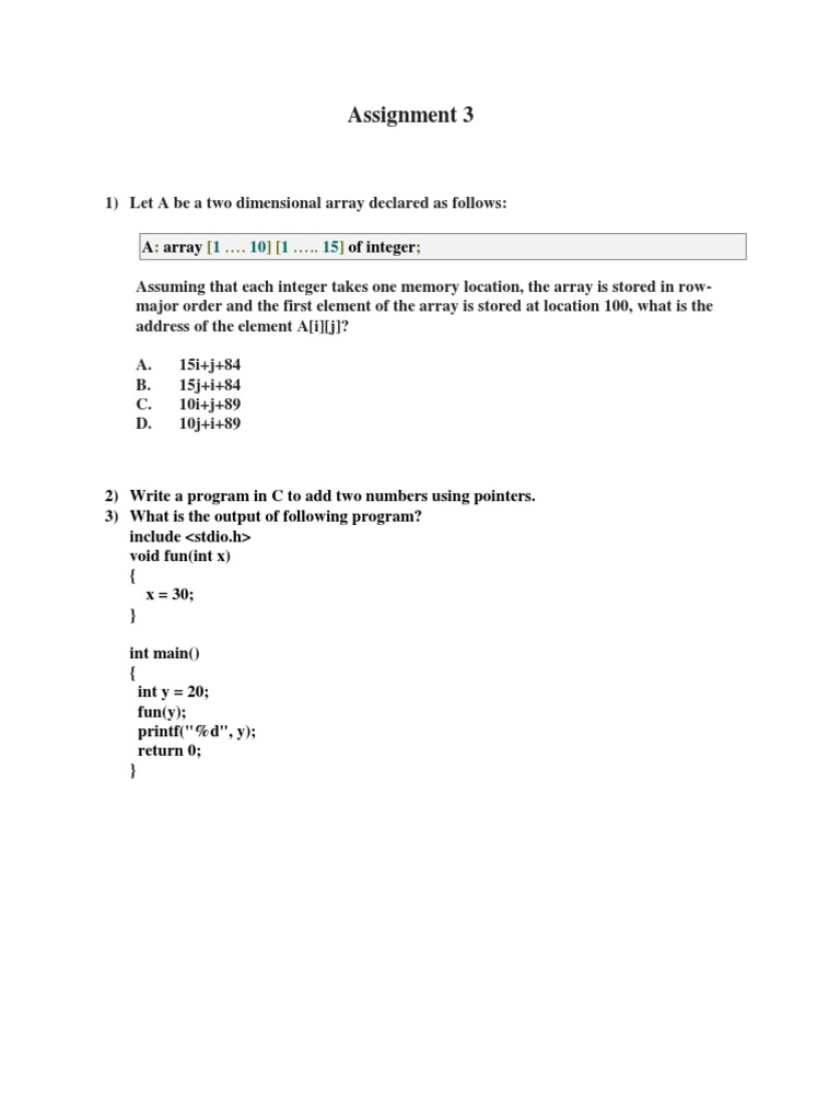 Assignment 3 PDF | PDF | Teaching Methods & Materials | Technology & Engineering