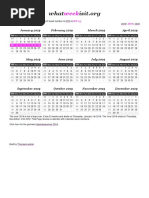 Approved Manufacturing Weeks Calendar | PDF