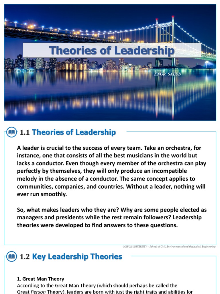 CEM125 Theories of Leadership | PDF | Leadership | Behavioural Sciences