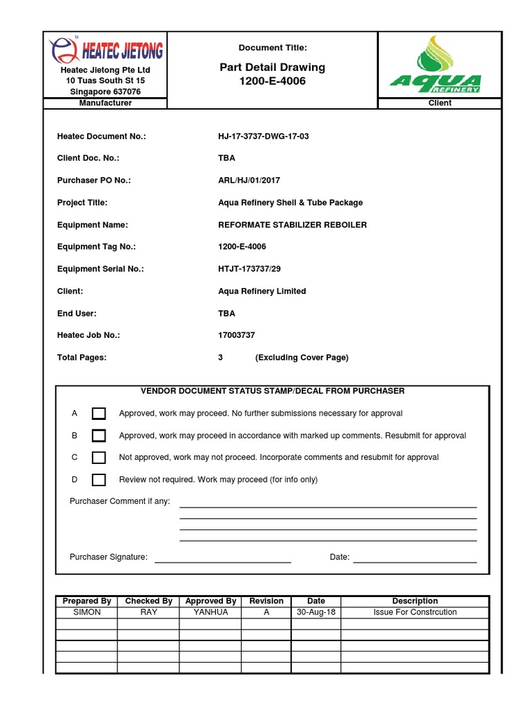 Part Detail Drawing 1200-E-4006: Document Title | PDF | Business