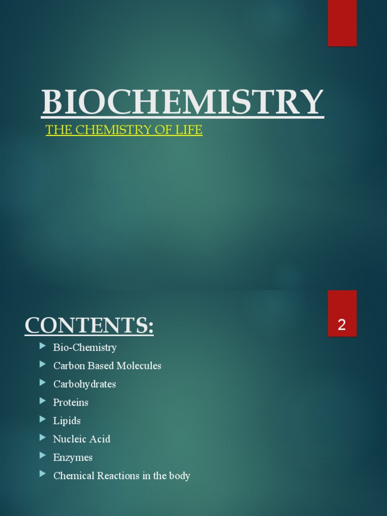 Biochemistry: The Chemistry of Life | PDF | Biochemistry | Chemistry
