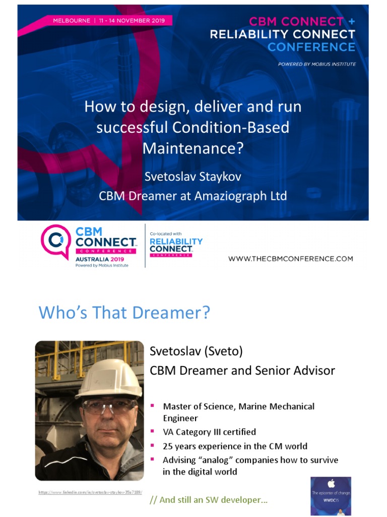 How To Design, Deliver and Run Successful Condition-Based Maintenance? | PDF | Reliability ...