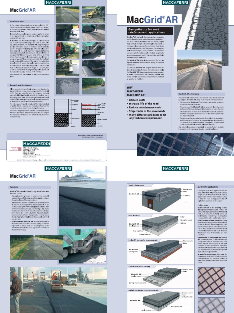10 MacGrid Asphalt Reinforcement Grids | PDF