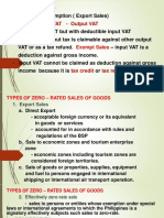 Understanding Zero-Rated VAT Transactions | PDF | Value Added Tax | Taxes
