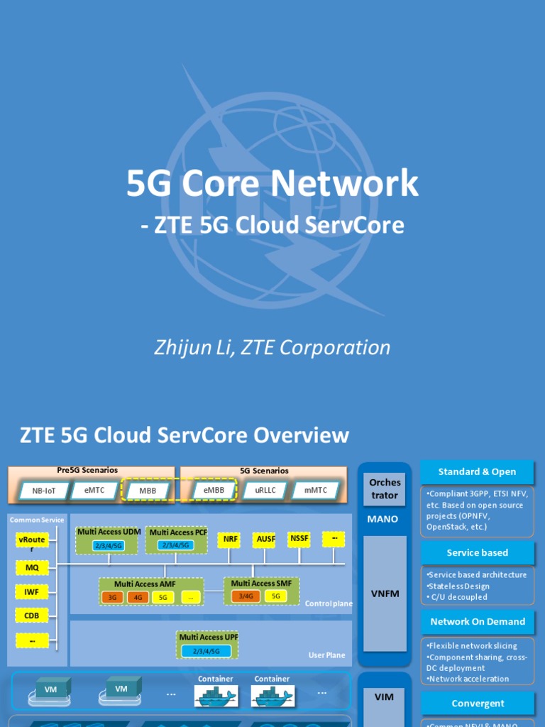ZTE 5G Cloud ServCore Overview | PDF | Hypertext Transfer Protocol | Verification And Validation