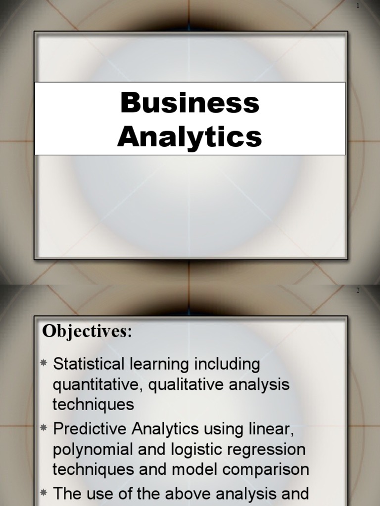 Ba 02 | PDF | Analytics | Statistics