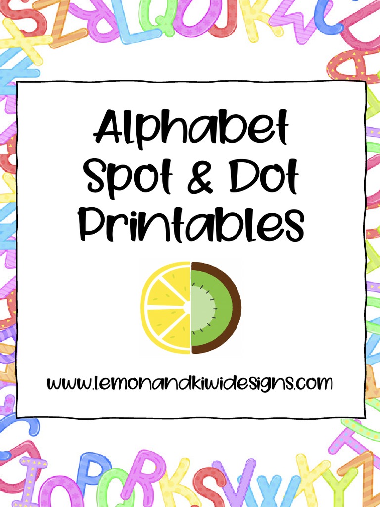 Alphabet Spot and Dot | PDF | Collation | Orthography