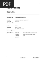Landmark Small Tutorial PDF | PDF | Casing (Borehole) | Drilling