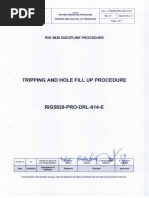 Tripping Operations Notes | PDF | Casing (Borehole) | Mechanical ...