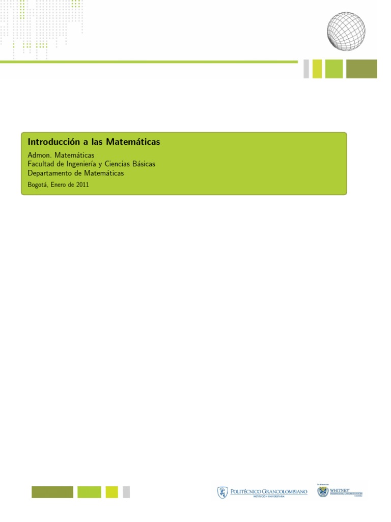 Introducción a Matemáticas Básicas | PDF | Entero | Fracción (Matemáticas)
