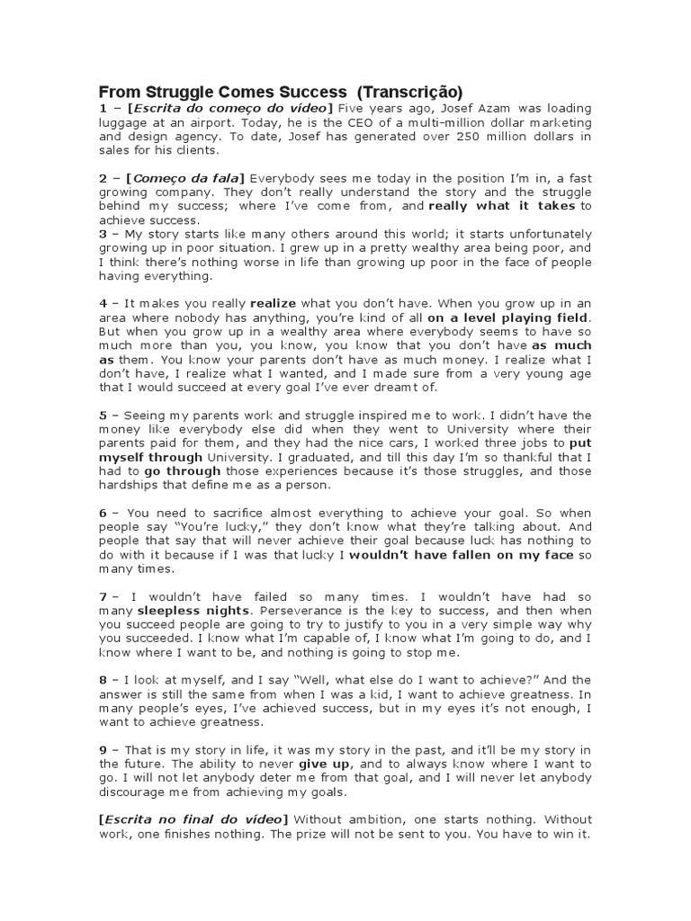 Text 1 - First Week | PDF