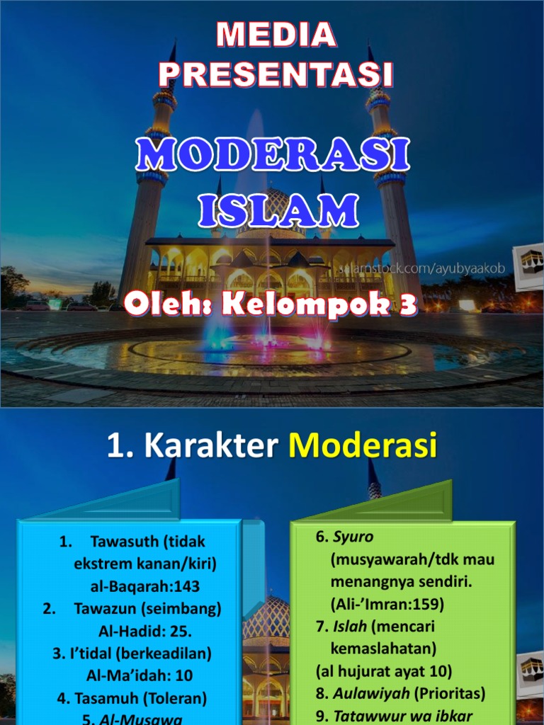 Poster Moderasi Islam dan Toleransi | PDF | Agama & Spiritualitas