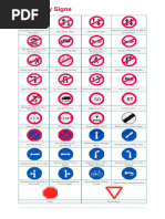 Zimbabwe Road Traffic Signs | PDF