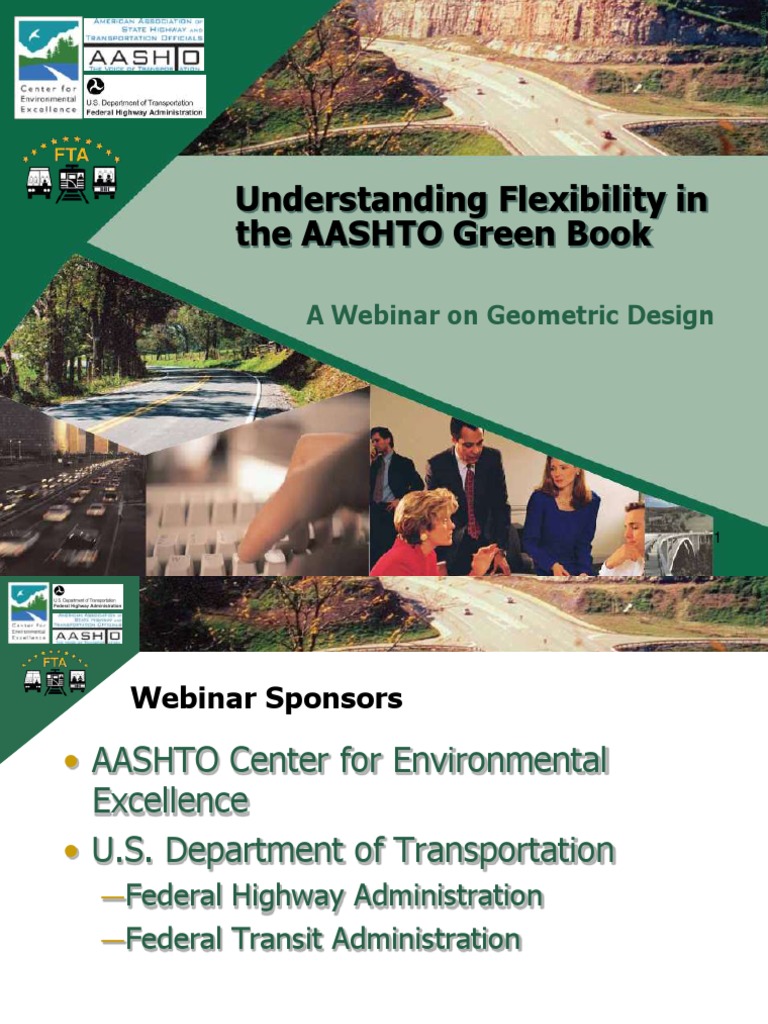 AASHTO Green Book Design Flexibility | PDF | Lane | Traffic