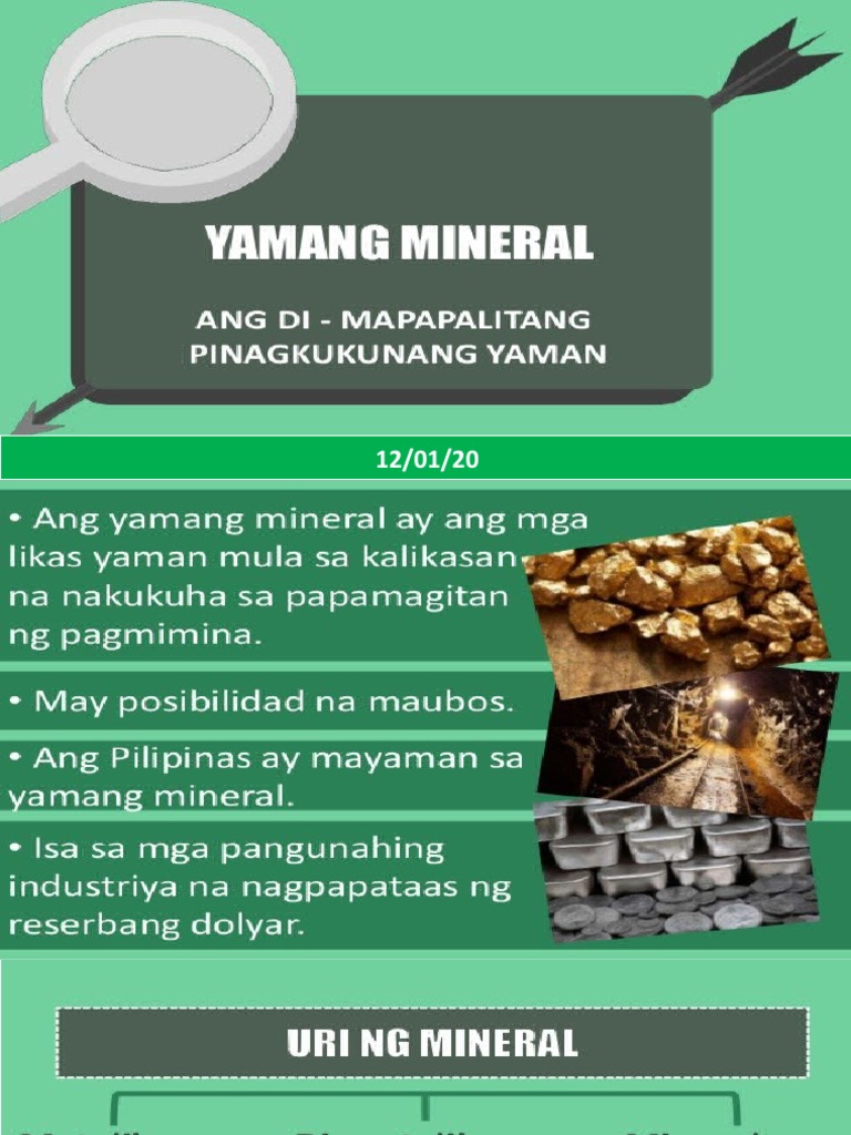 Yamang Mineral at Tubig | PDF