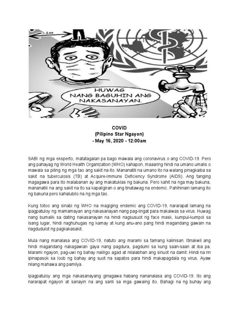 Group 5 HALIMBAWA NG EDITORYAL Re Search | PDF