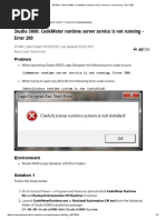 Studio 5000 - CodeMeterAct 5000325 - 4000000000, Error 200 | PDF | Windows 7 | Computing