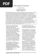 Global Assessment of Functioning (GAF) Scale (DSM - IV Axis V) | PDF ...