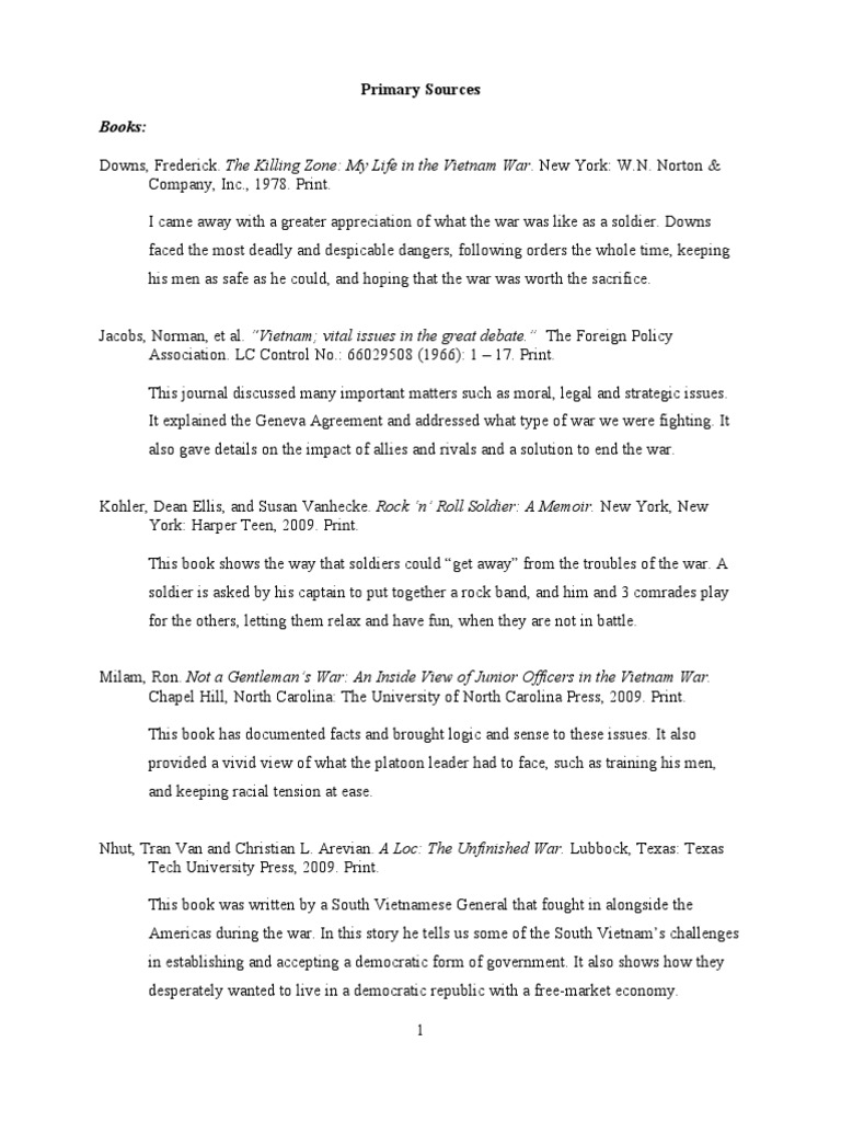 Books:: Primary Sources | PDF | Anti War Movement | Vietnam War