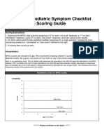 Scoring Cheat Sheet v2 | PDF | Human Development | Mental Health