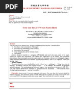 MBS Proposal Format | PDF