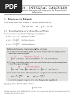 Practice Questions On Differentiation and Integration | PDF | Area | Integral