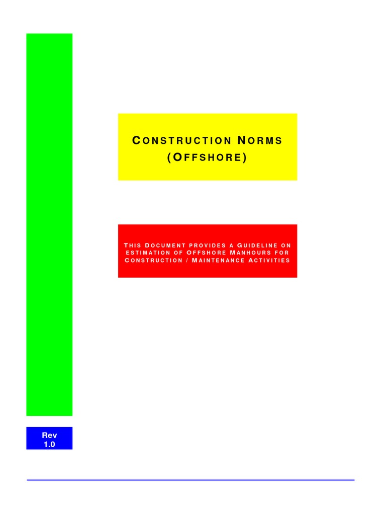 Construction Norms Offshore PDF | PDF | Pipe (Fluid Conveyance) | Nature