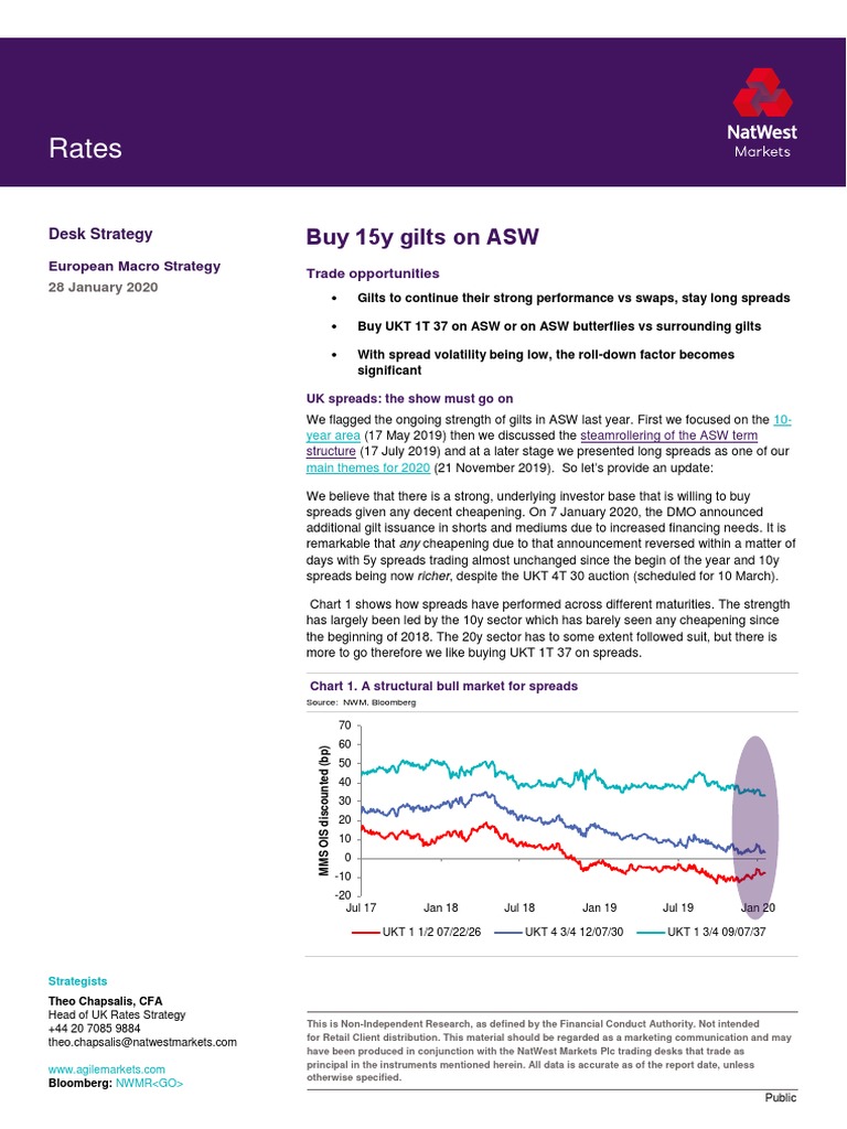 GBP Rates Strategy 28 January 2020 | PDF | Financial Adviser ...