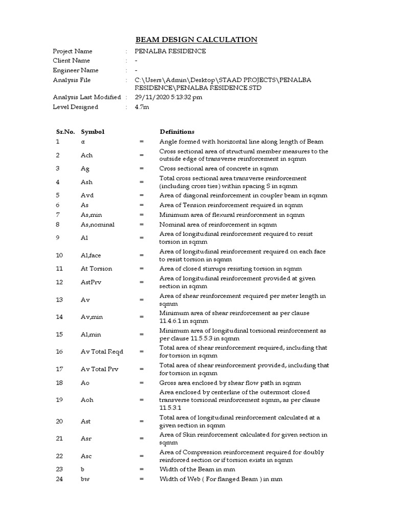 Beam Calculation | PDF | Beam (Structure) | Economic Sectors