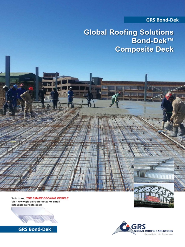 Global Roofing Solutions Bond-Dek Composite Deck: The Smart Decking ...