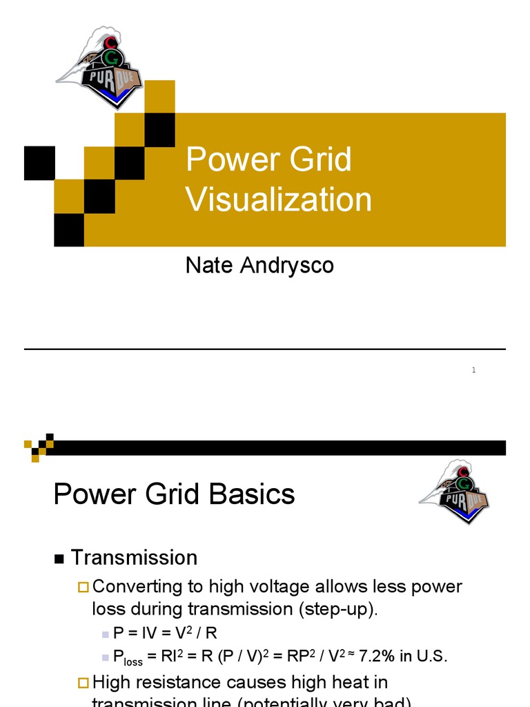 Power Grid Visualization: Nate Andrysco | Download Free PDF | Electric ...