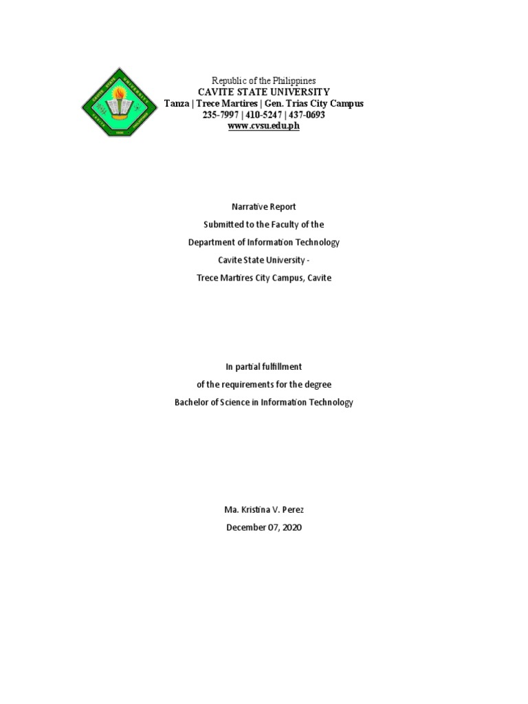 Cavite State University Tanza - Trece Martires - Gen. Trias City Campus ...