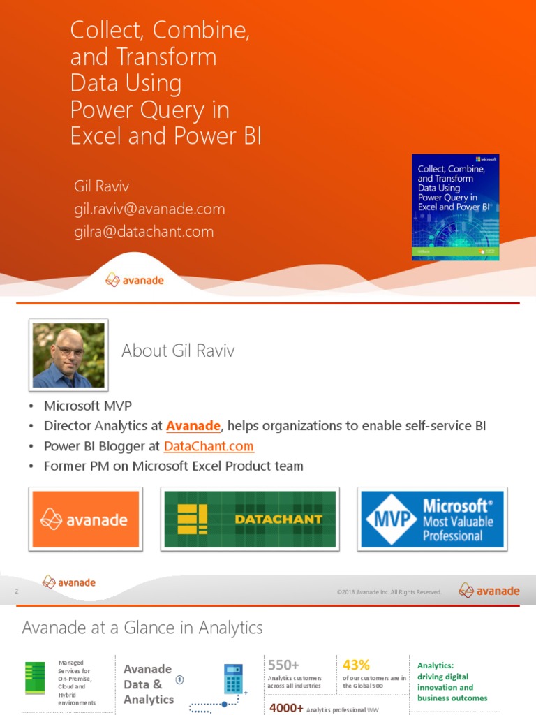 Power Query Book Intro PDF | PDF | Microsoft Azure | Analytics